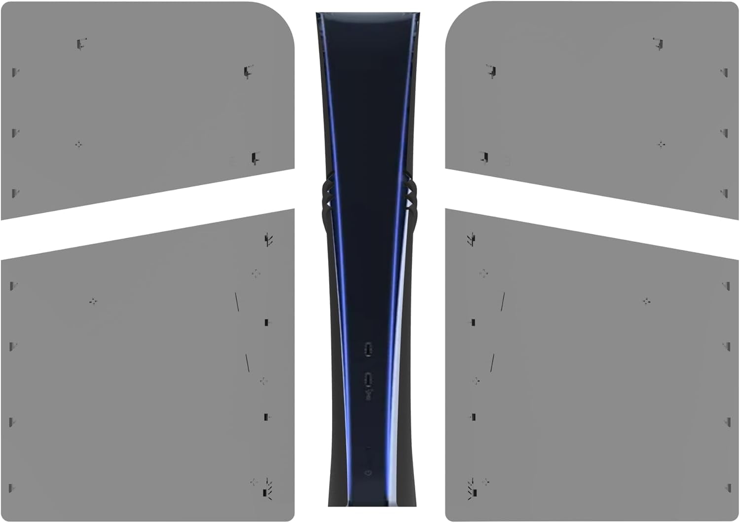 Console Case Plates Cover for PS5 Pro Digital Edition Version Hard ...