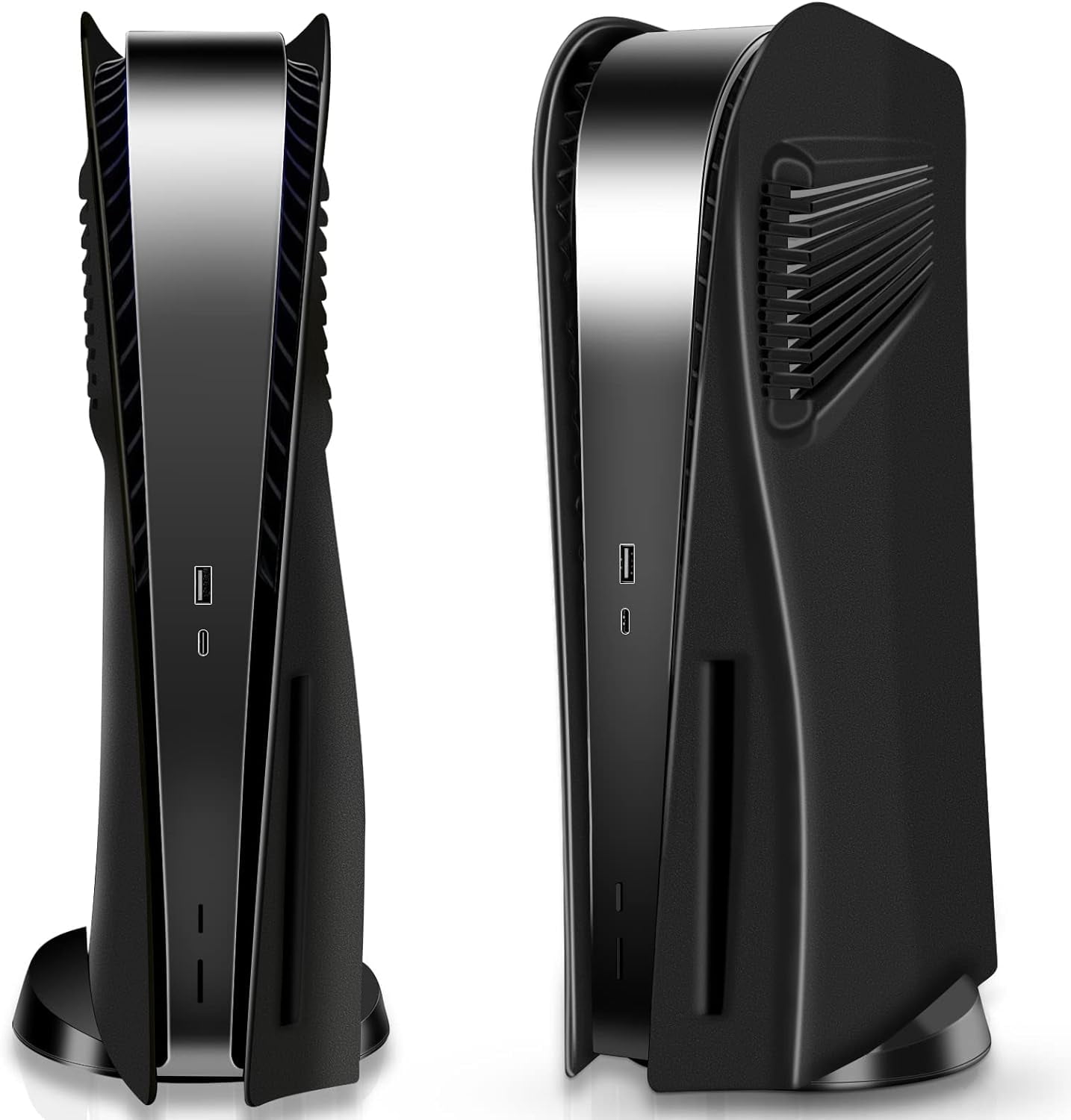 Console Cover Plates for PS5 Disc Edition Faceplate with Vents, Anti ...