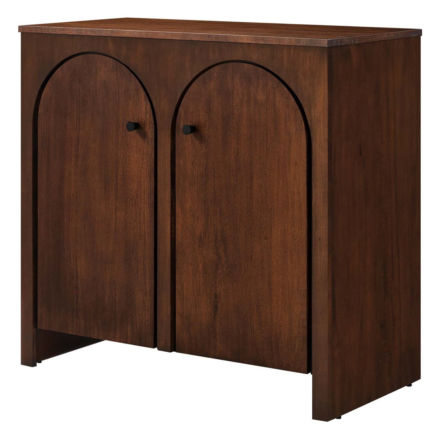 Console Entry Table Sideboard, Walnut, Wood, Living Kitchen Cafe Bistro ...