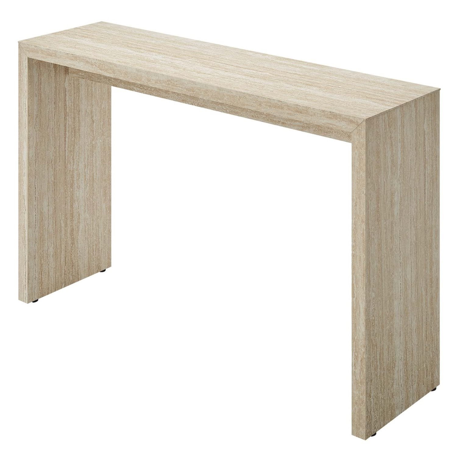 Console Entry Table, Tan, Wood, Living Room Lounge Cafe Lobby ...