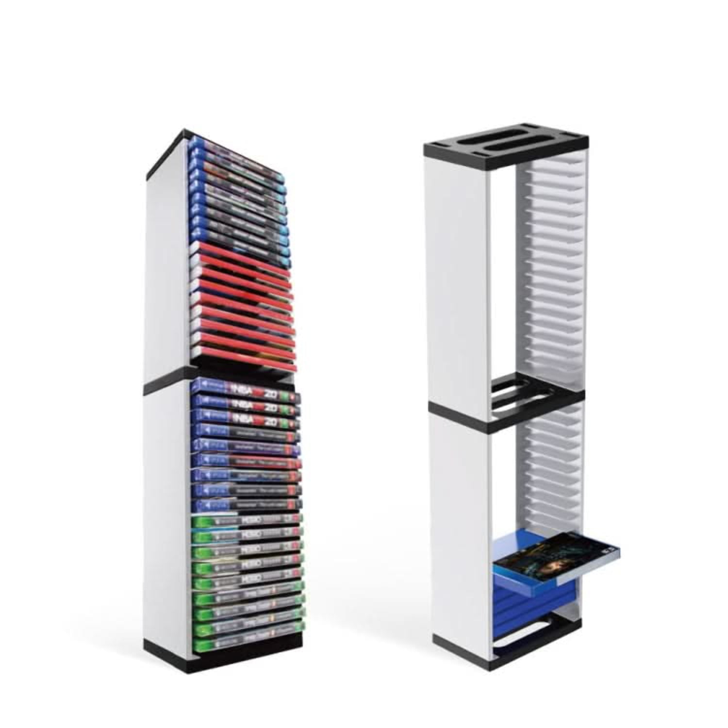 Console Game Cd Storage Rack Can Accommodate 36 Double-Layer Disc Racks ...