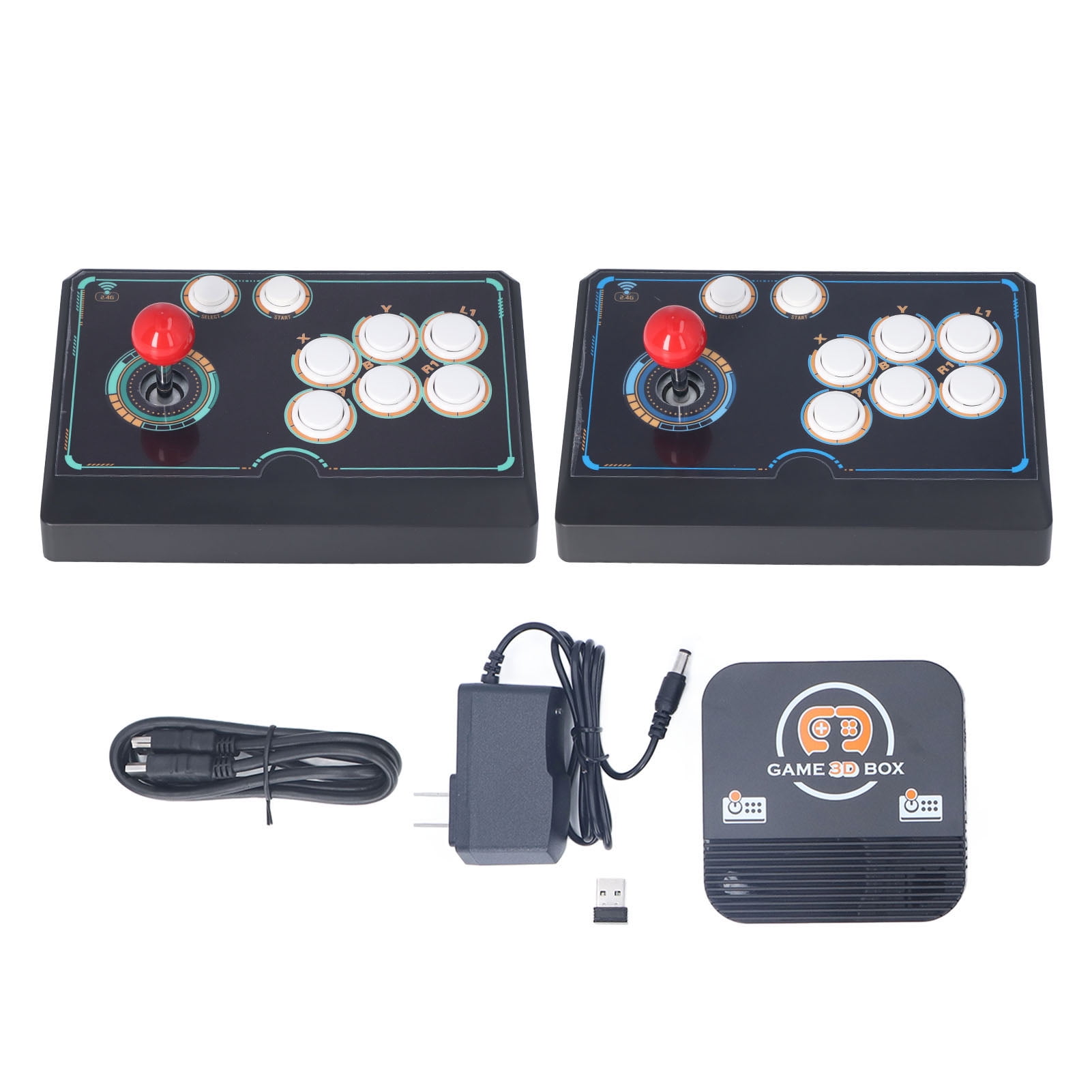 Console Game Machine Wireless HD Output Double Joystick 2 Players 3D ...