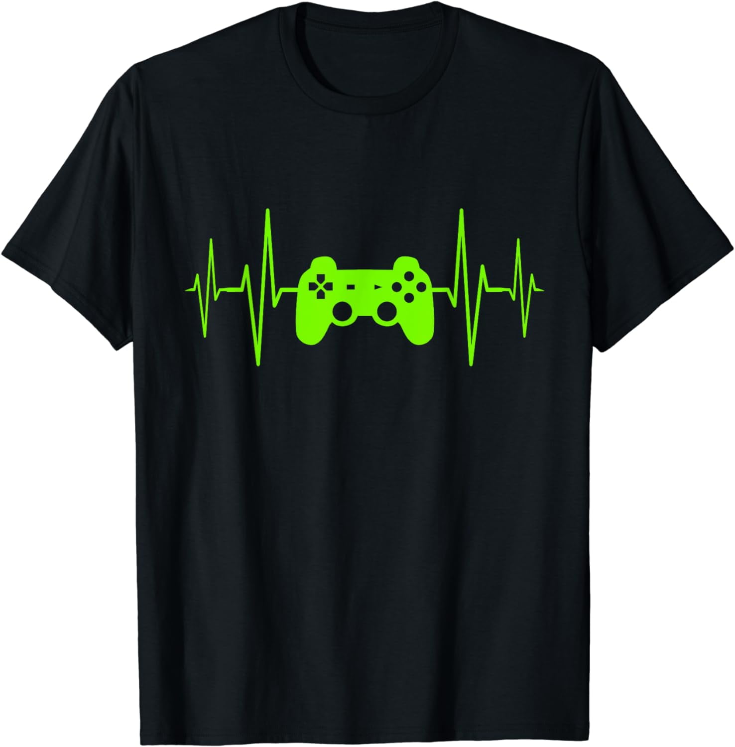 Console PS Heartbeat Player 5 Controller Gaming Gamer T-Shirt - Walmart.com
