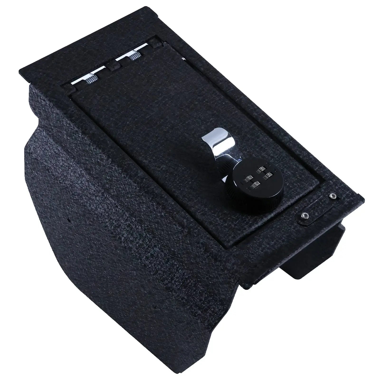 Console Safe Gun Safe for Car, WASAI Premium Console Gun Vault Lockbox ...