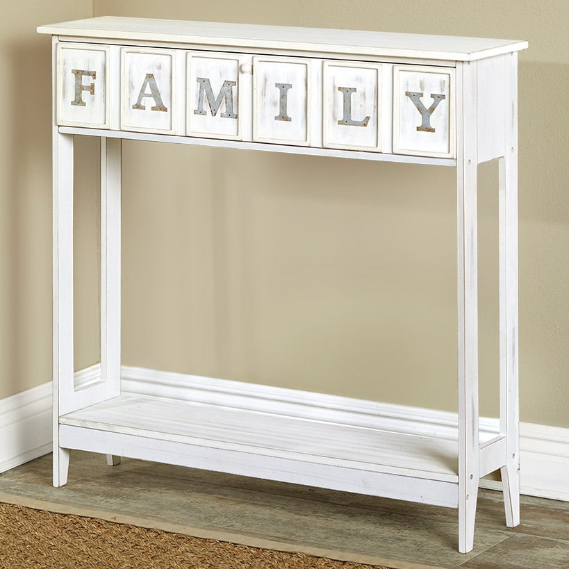 Free Shipping! Console Sentiment Accent Table with Family Accent ...