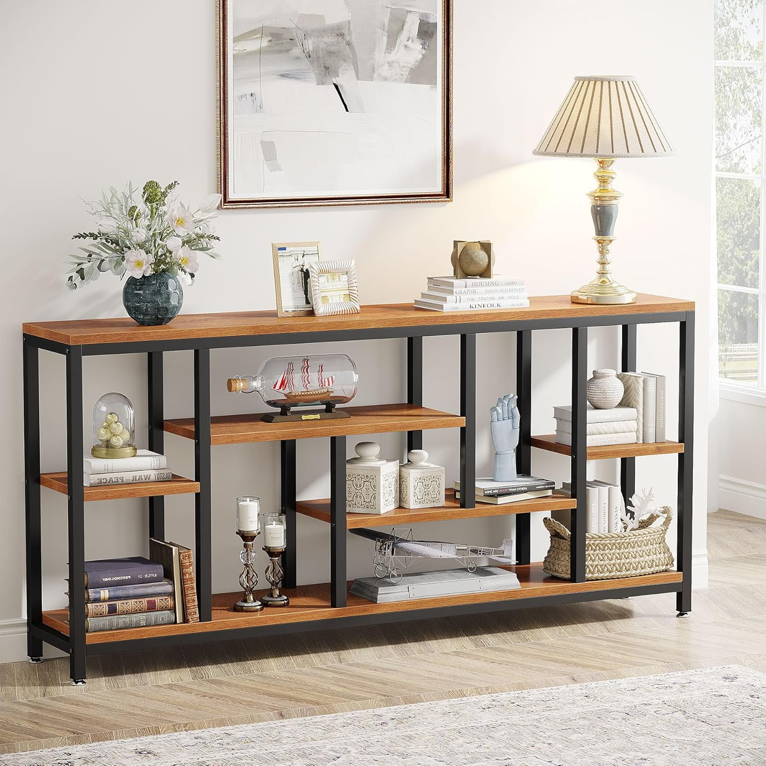 Console Sofa Table, 70.9 inch Extra Long Console Table Behind Couch ...