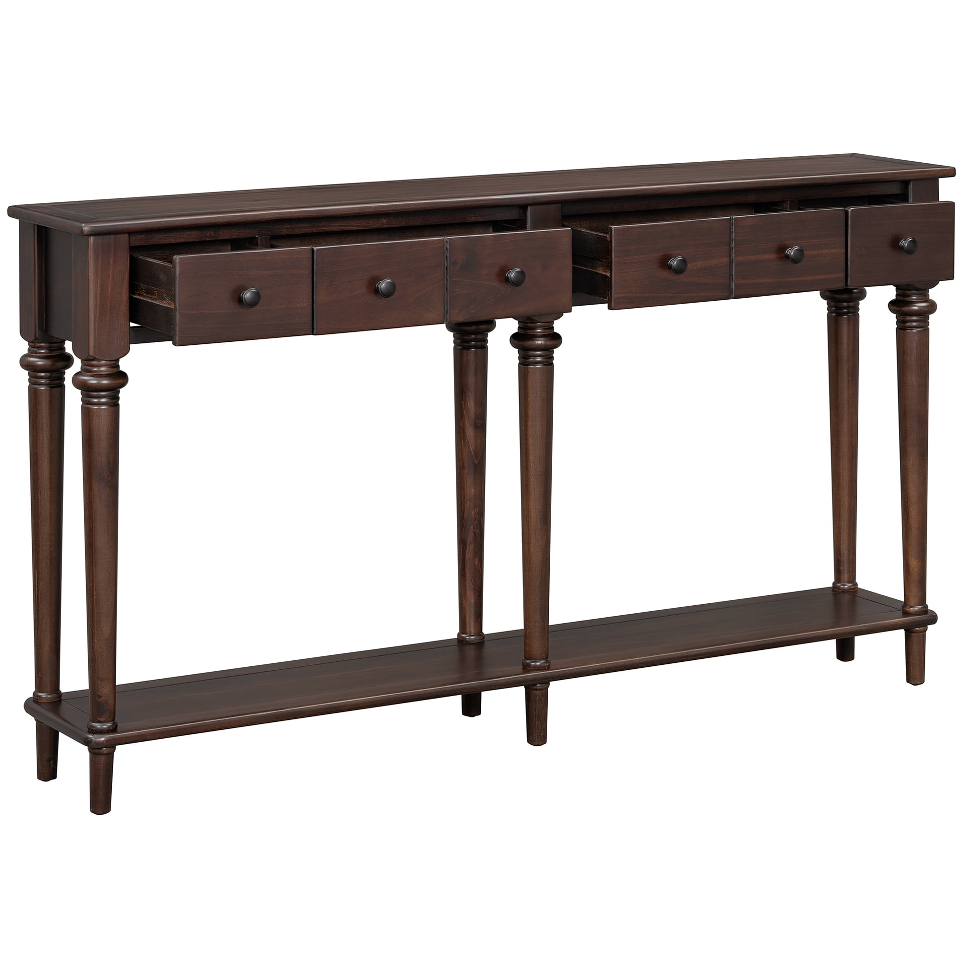 Console Table With 4 Drawers - Vintage Design. Rustic Charm For ...