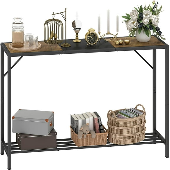 Jopath 59.05inch Mdf Console Table Narrow Entryway Table Narrow Console ...