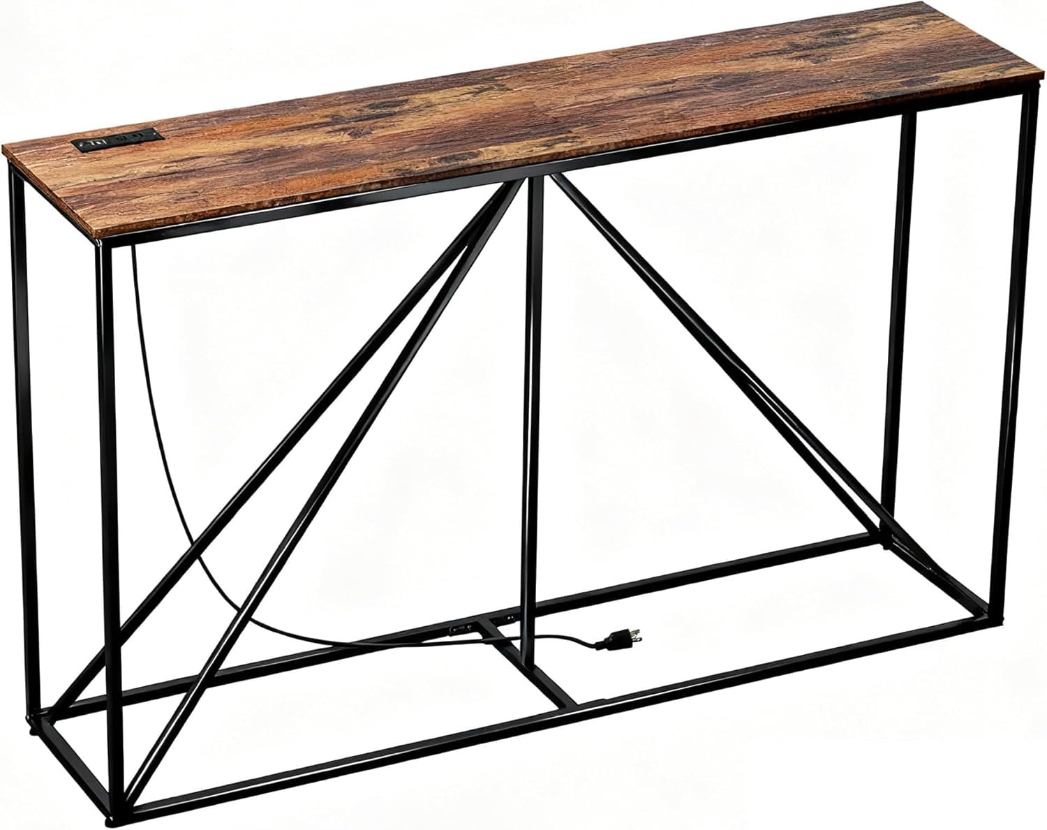 Console Table, 51" W x 12" D x 31.5" H Sofa Table Behind Couch ...