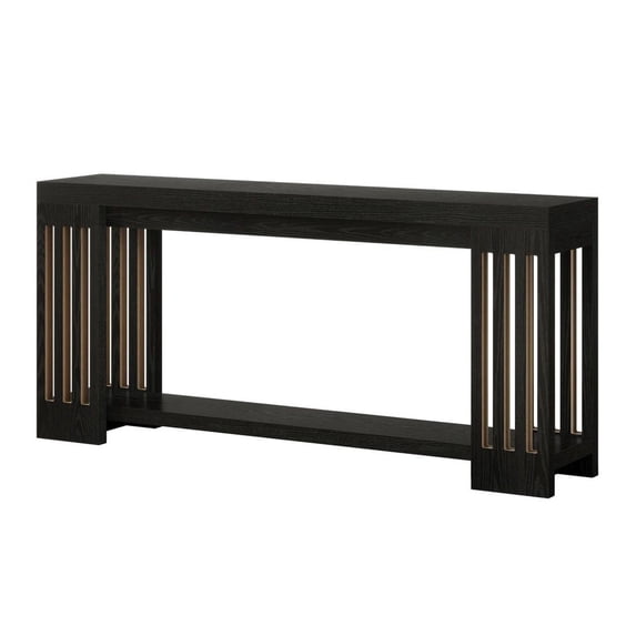 Console Table, 70.9” Long Entryway Table with Storage, Farmhouse Sofa ...