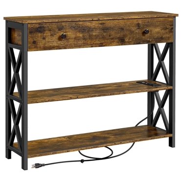 Ultimate Entryway Console Table, Narrow Sofa table with 2 Drawers, 2 ...