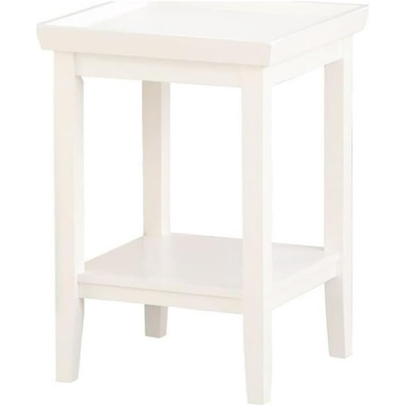 Console Table Classical 3 - Tier Shelves Sofa Wooden Storage Table with ...