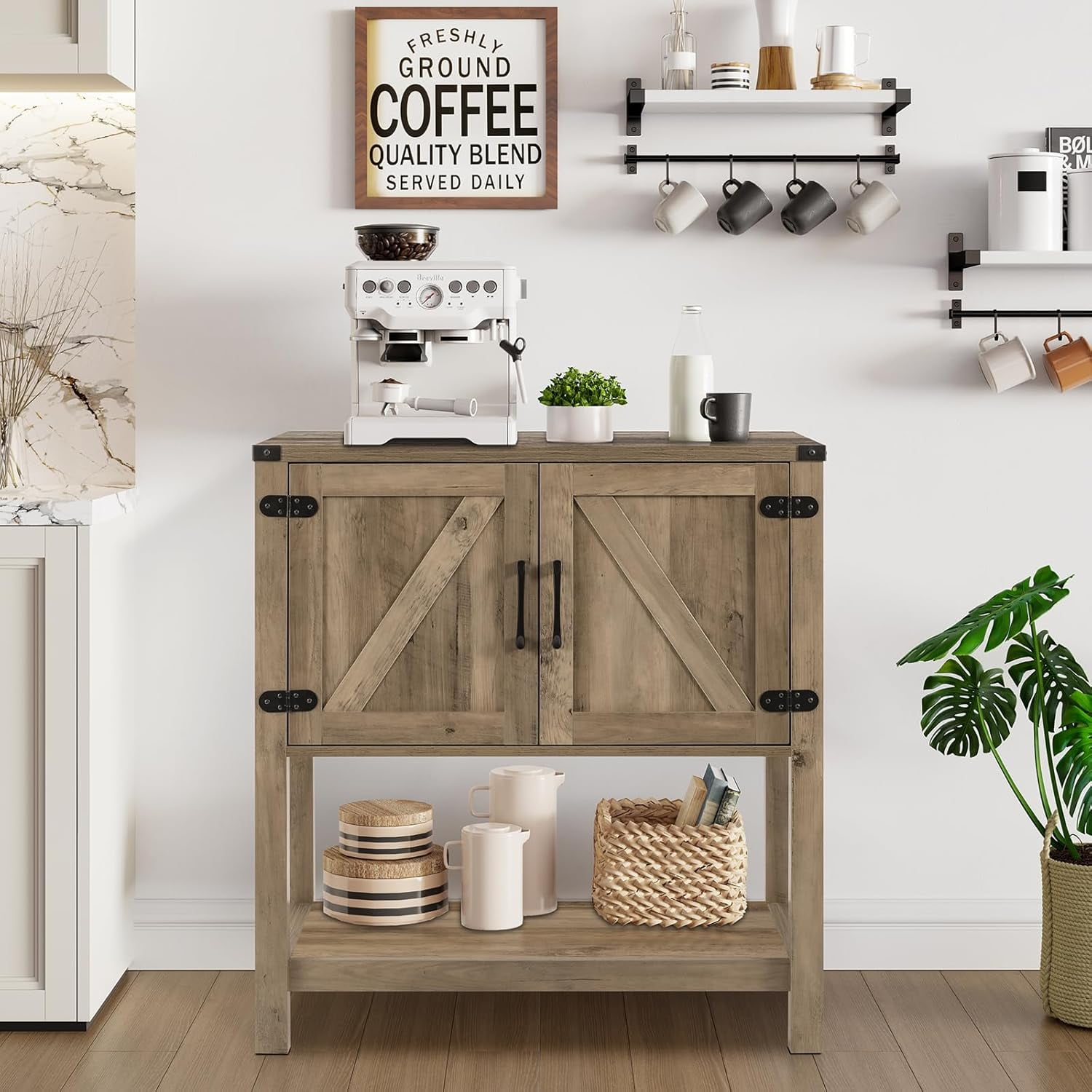 Console Table Coffee Bar Cabinet Sofa Table,Entryway Table with 2 ...