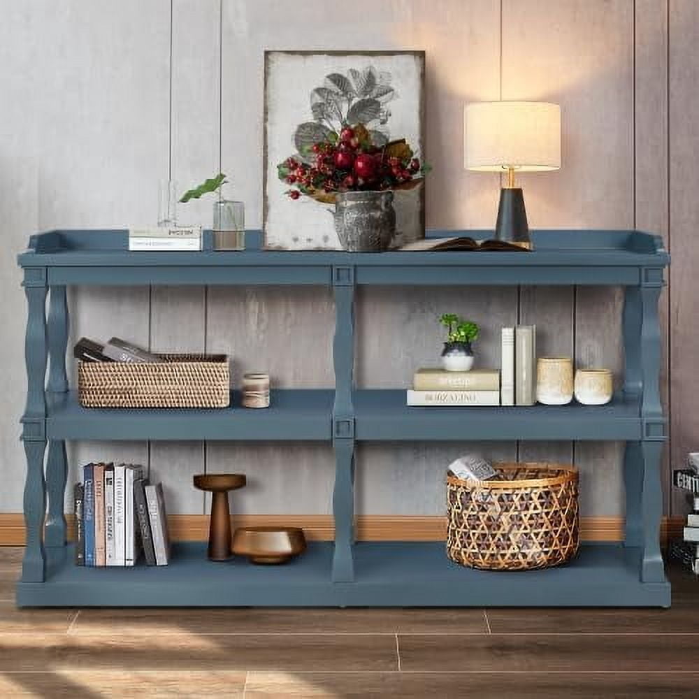 Console Table, Console Tables, Narrow Entry Sofa Couch Table with 3 ...