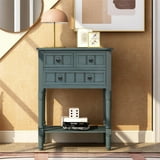 Console Table Entryway Accent Sofa Table Sideboard with Three Drawers ...