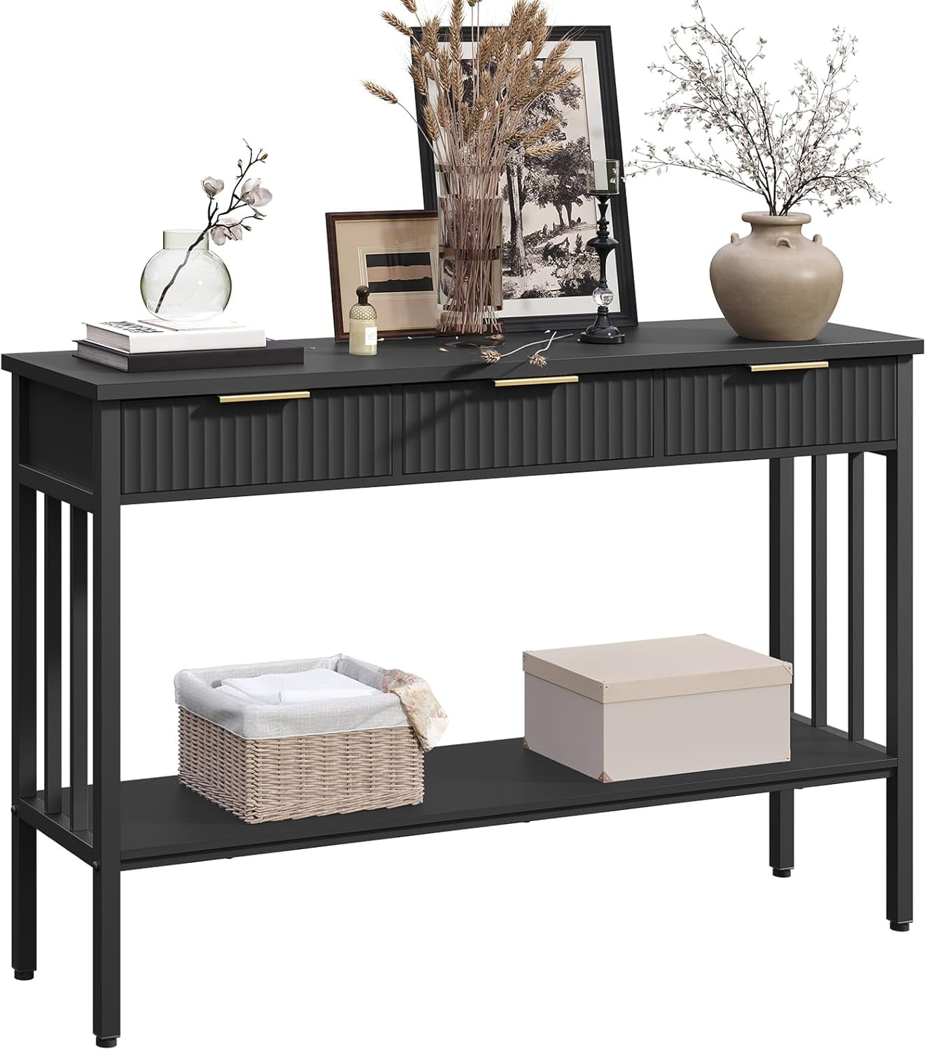 Console Table for Entryway, Entryway Table with Storage and Drawers ...