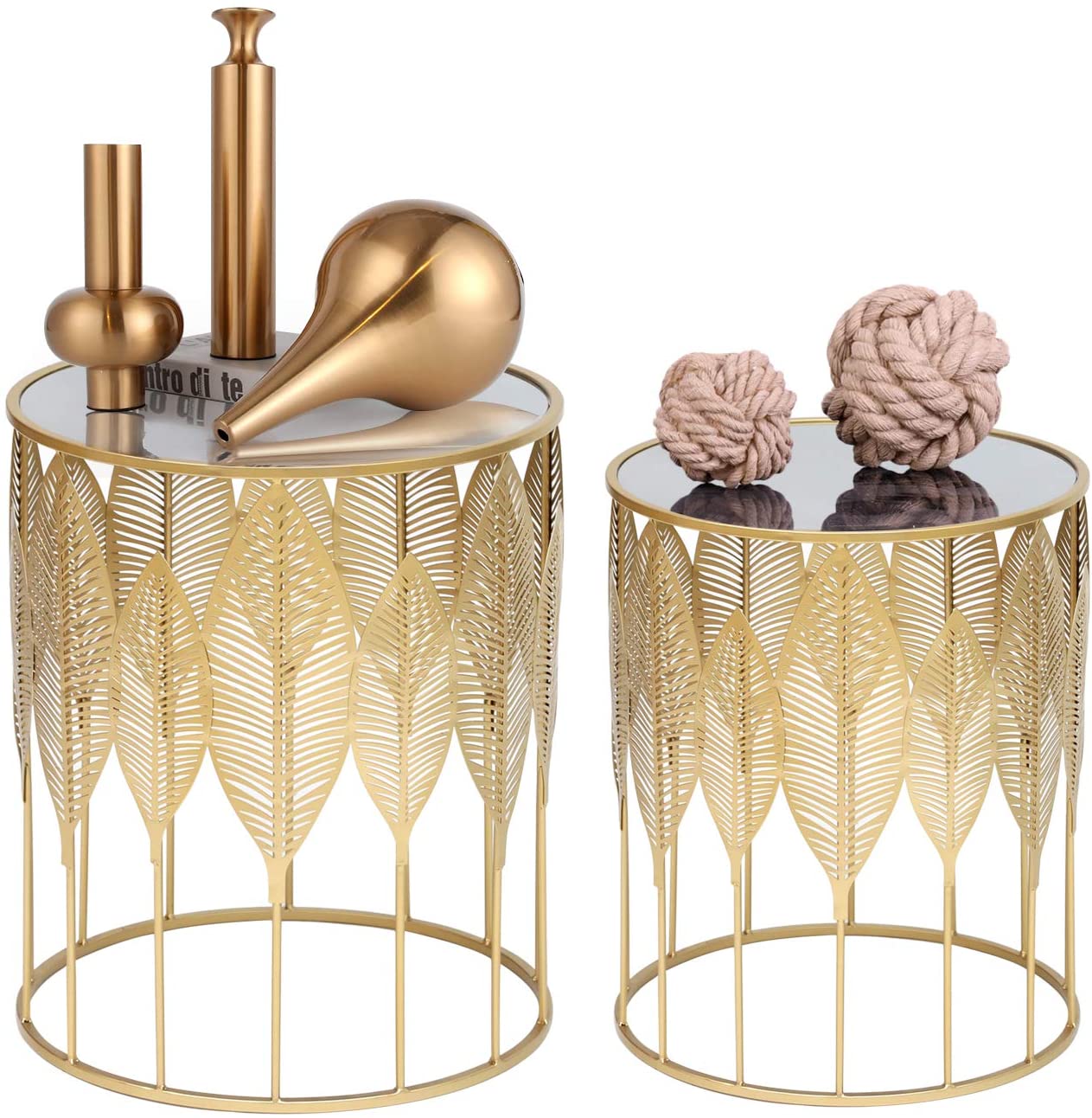 Console Table - Gold Round Sofa Table- Metal Slim Console Tables Behind ...