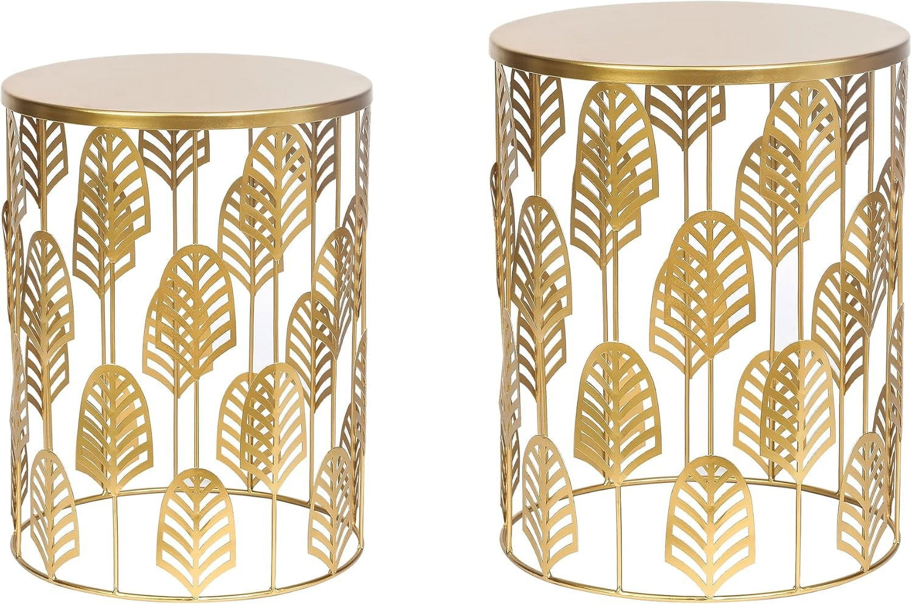Console Table - Gold Round Sofa Table- Metal Slim Console Tables Behind ...