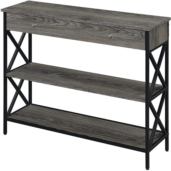 Console Table Mexican Pine Corona Range | Rustic Sofa Table with Shelf ...