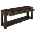 Console Table, Multifunctiona Cabinet Tables with 4 Storage Drawers ...