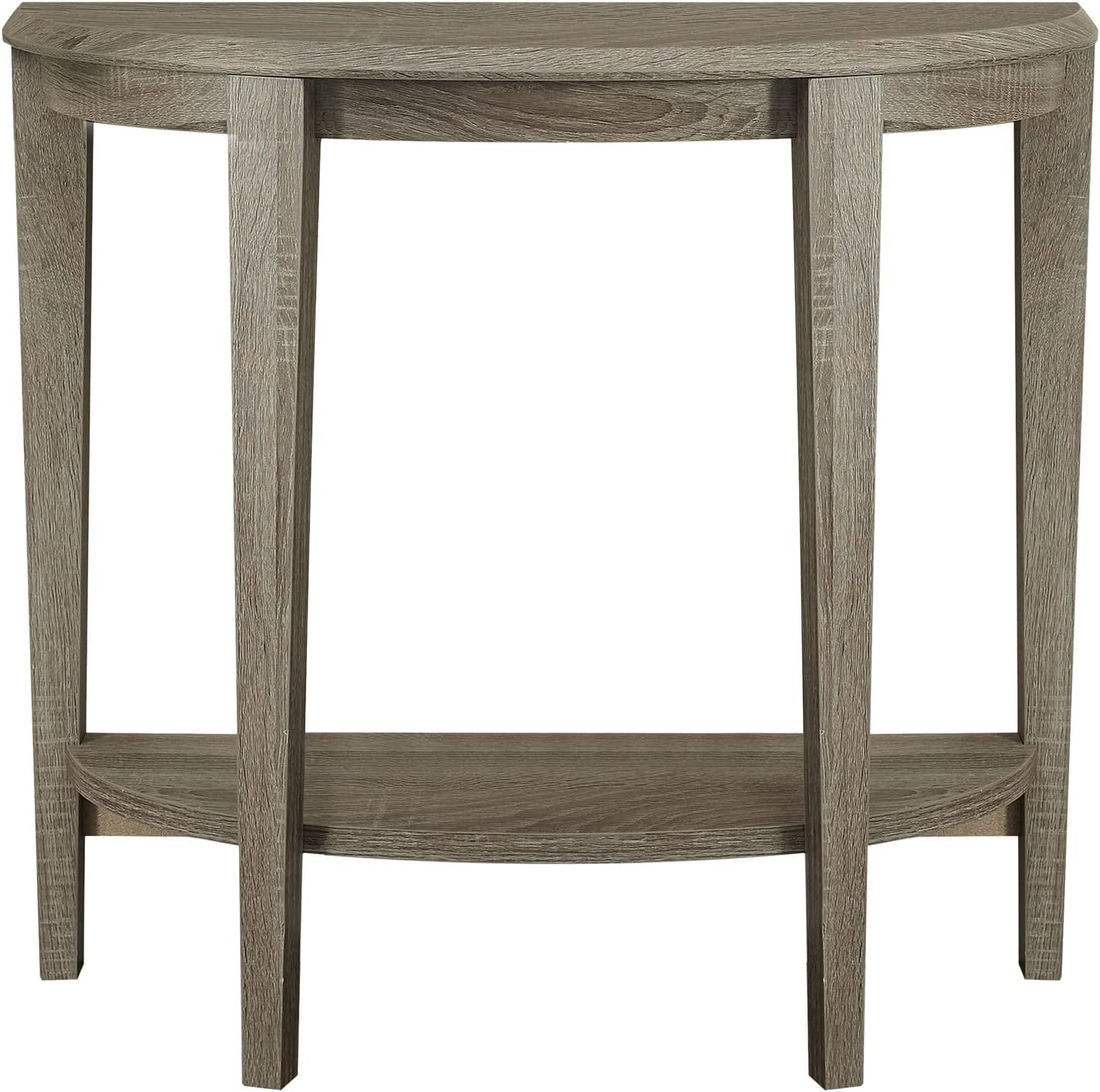 Console Table - Narrow Entry Table, 36” L (Dark Taupe) - Walmart.com