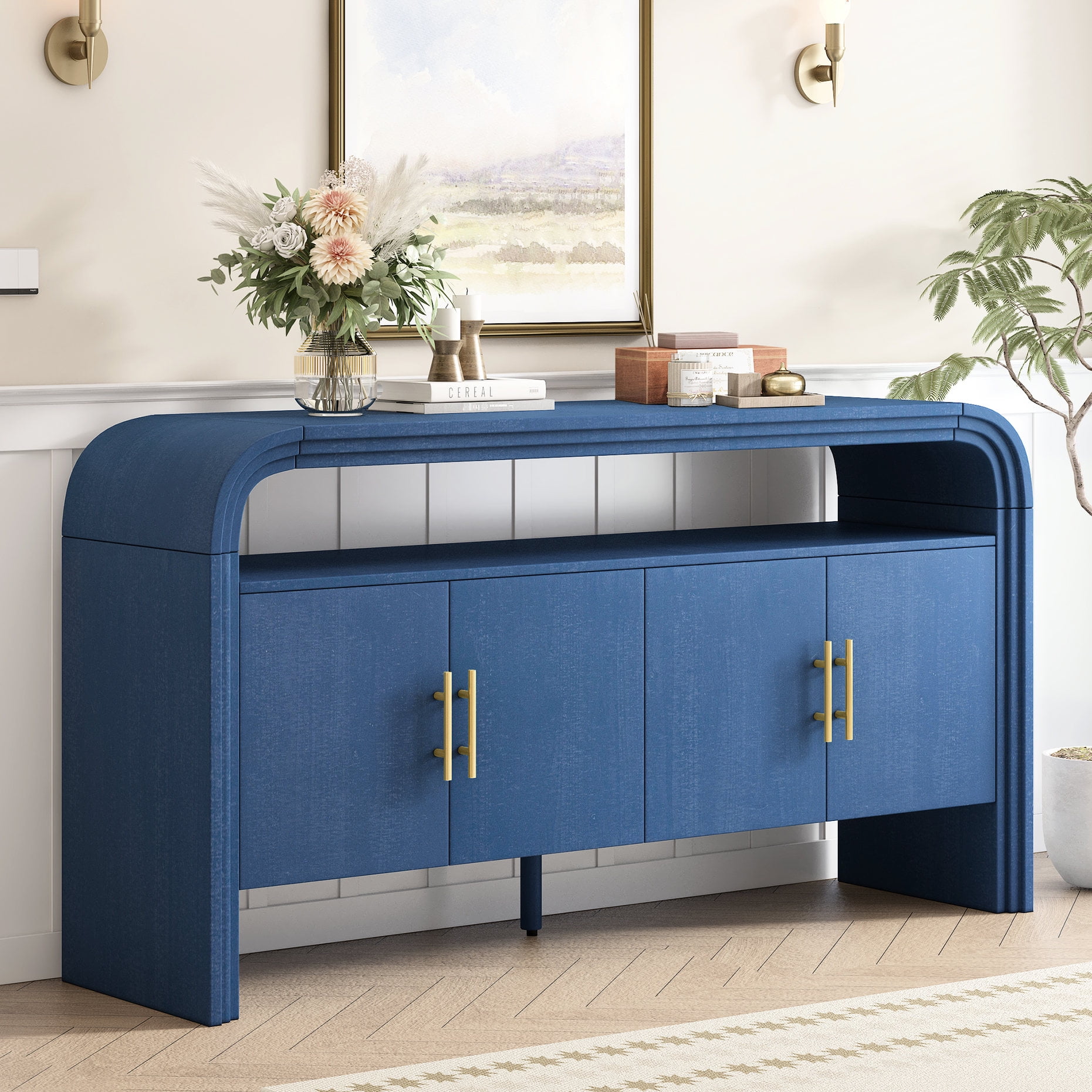 Console Table | Suitable for Living Areas | Clean Lines of Fir Legs ...