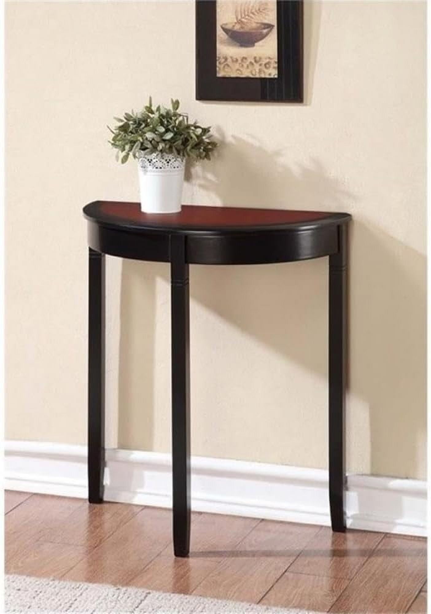 Console Table in Black Cherry - Walmart.com