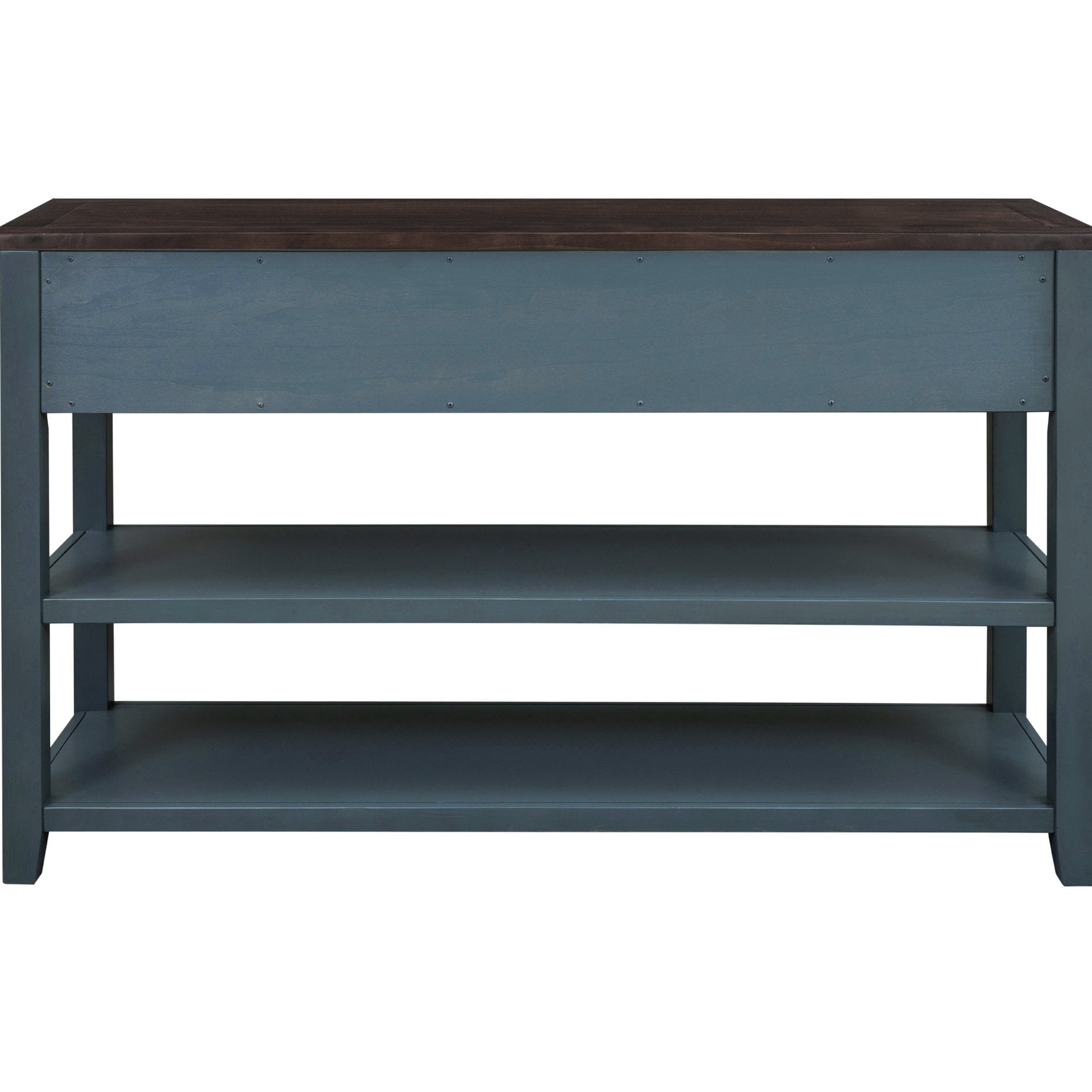 Console Table with 3 Drawers and 2 Shelves+MDF Tabletop"-"Daily Storage ...