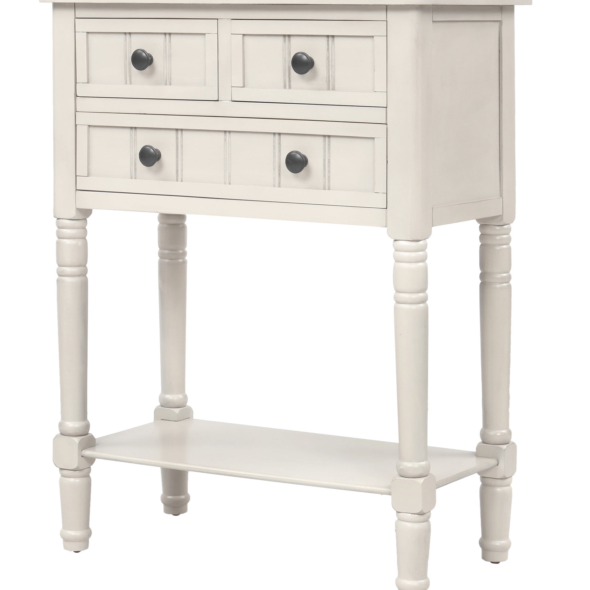 Console Table with Drawers+Solid Wood Construction"-"Living Room ...