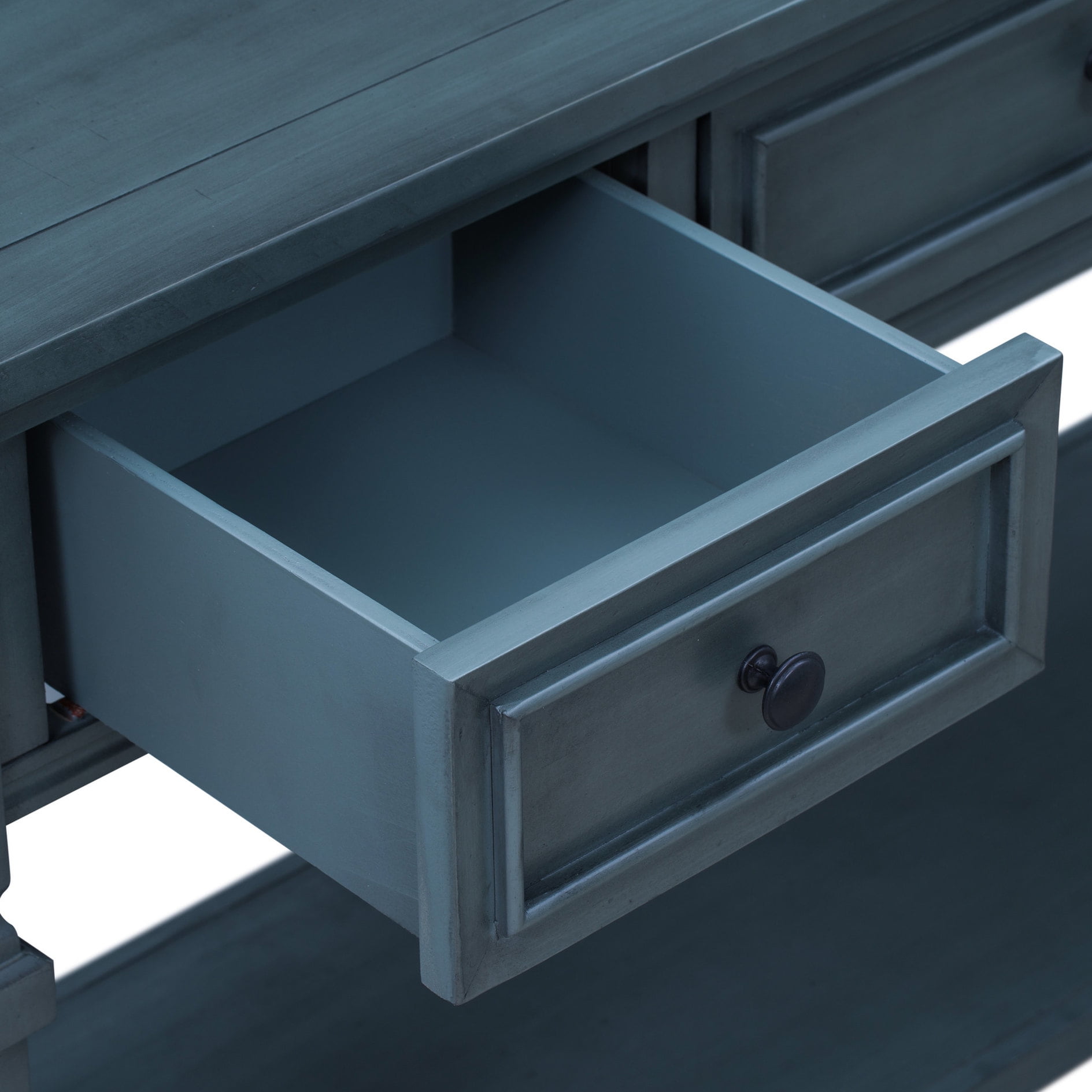 Console Table with Drawers | Vintage Style for Entryway Use | Solid ...