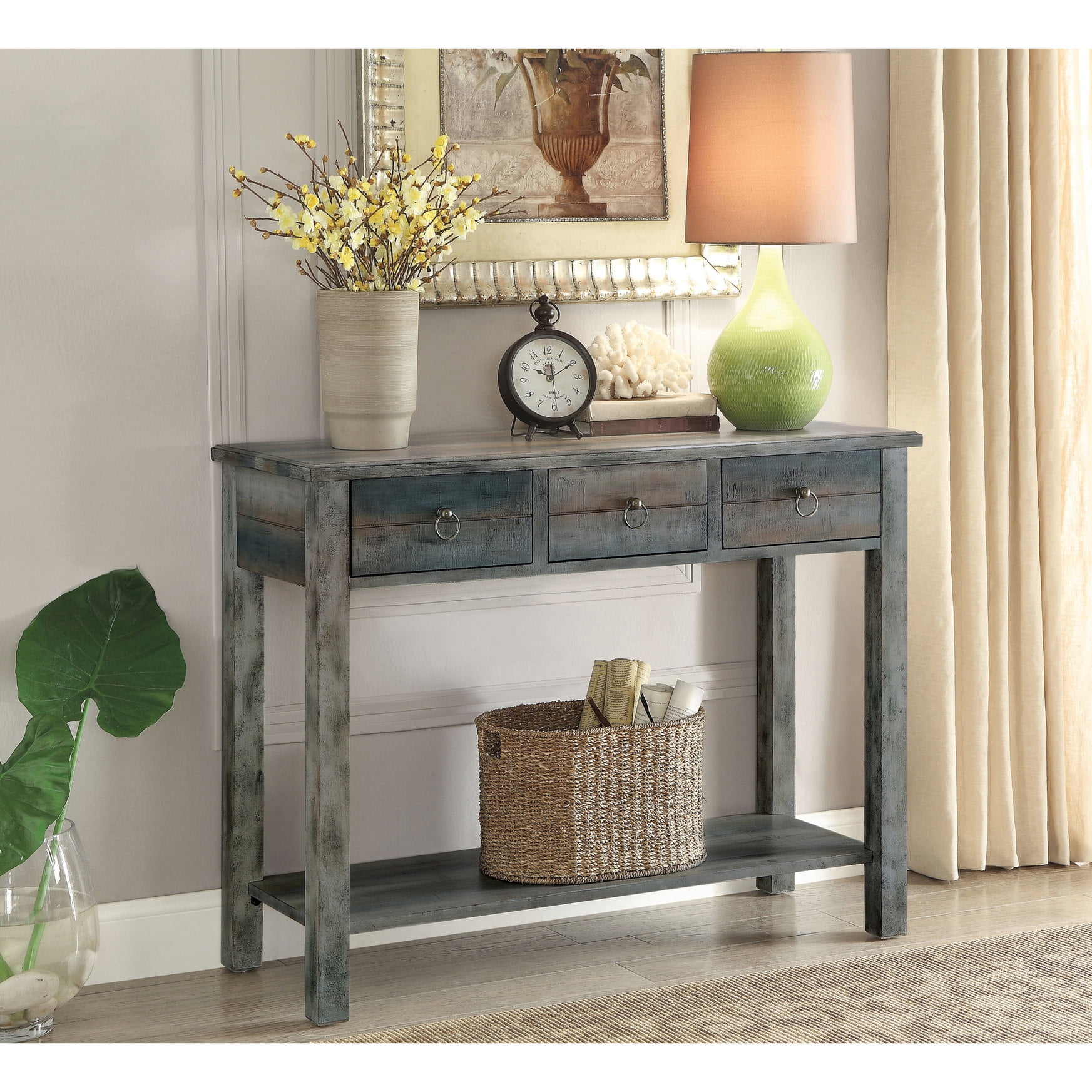 Console Table with Open Compartment / In Hotel Lobby / Smooth Opening ...