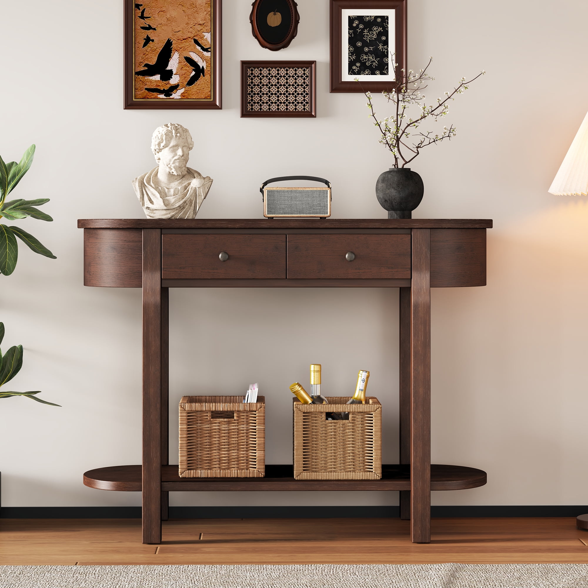 Console Tables for Entryway, 55" Entryway Table With 2 Drawers And 1 ...