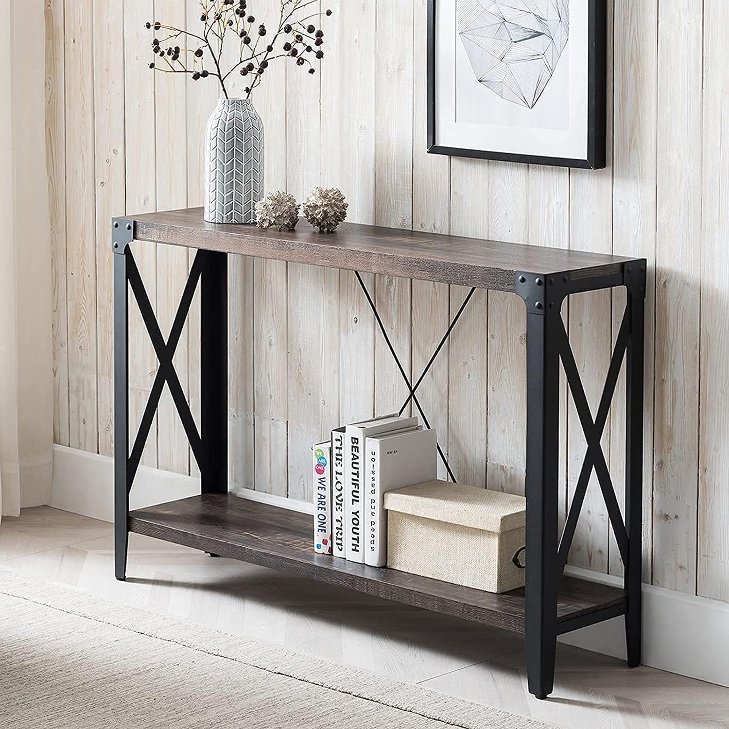 Console Tables For Entryway, Hallway Table, 2-Tier Entrance Tables ...