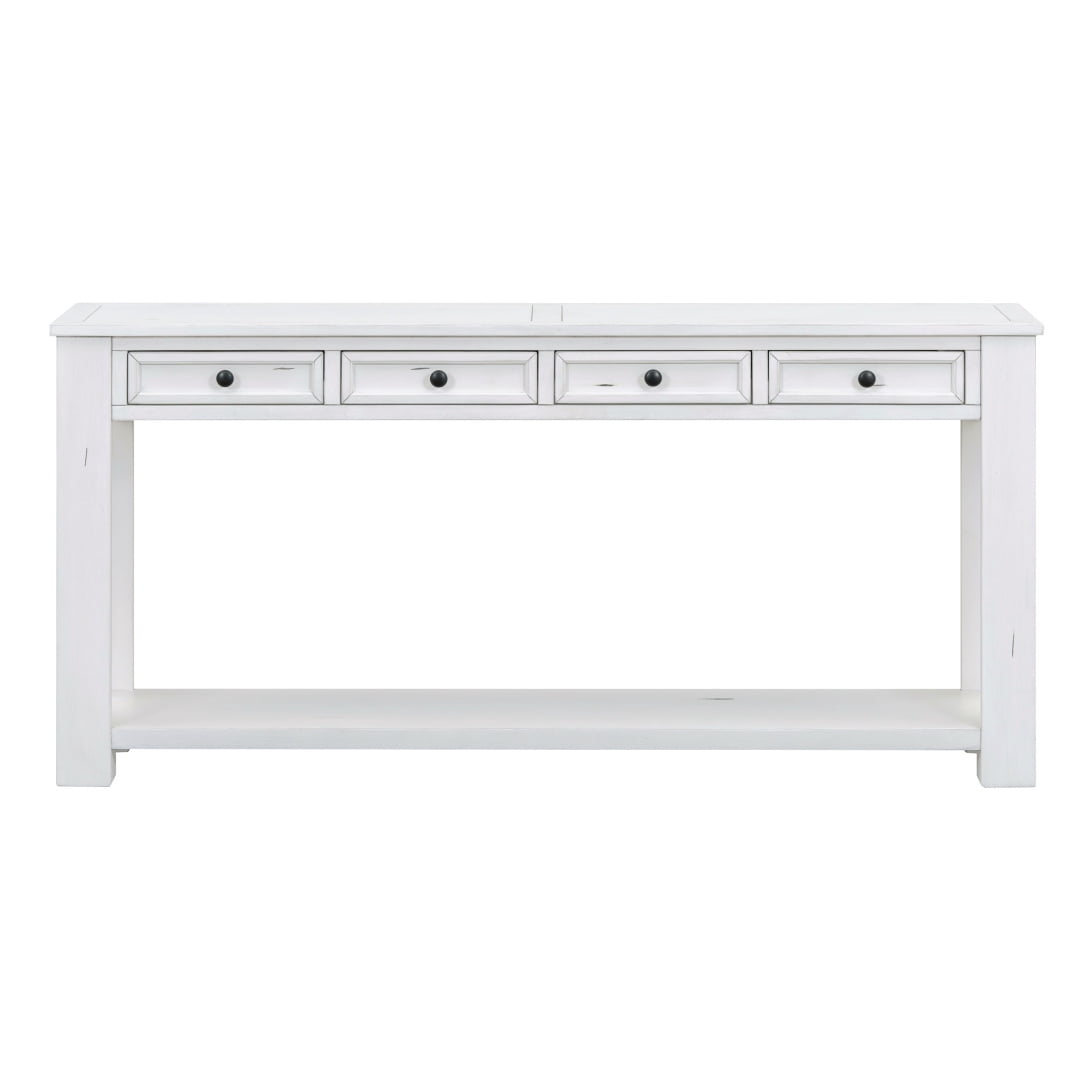 Console Tables for Entryway, Small Entryway Table with 4 Drawers ...