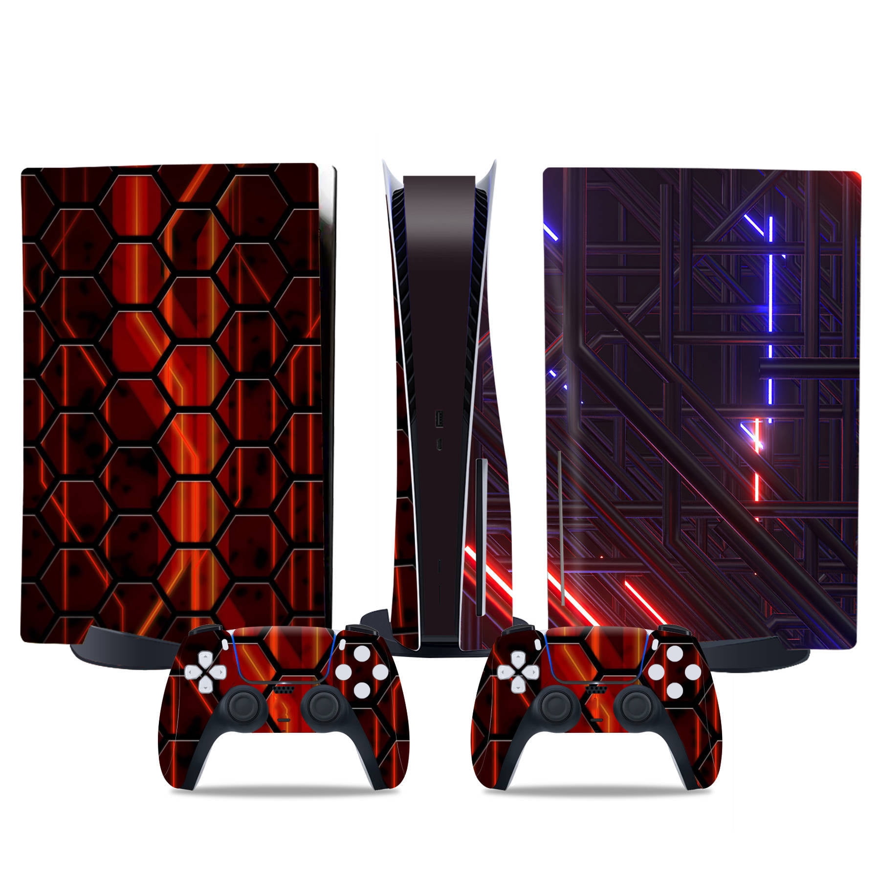 Console and Controller Stickers Cover for PS5 Disc Edition - Full Set ...