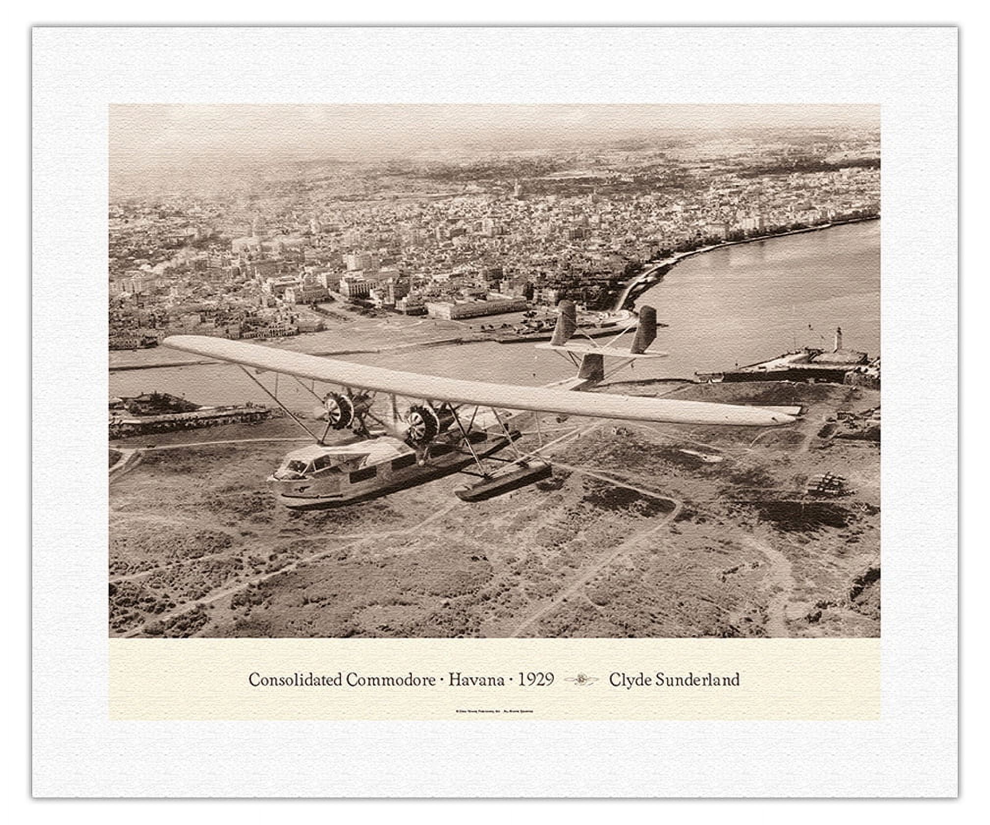 Consolidated Commodore Clipper - Havana Cuba 1929 - Pan American ...