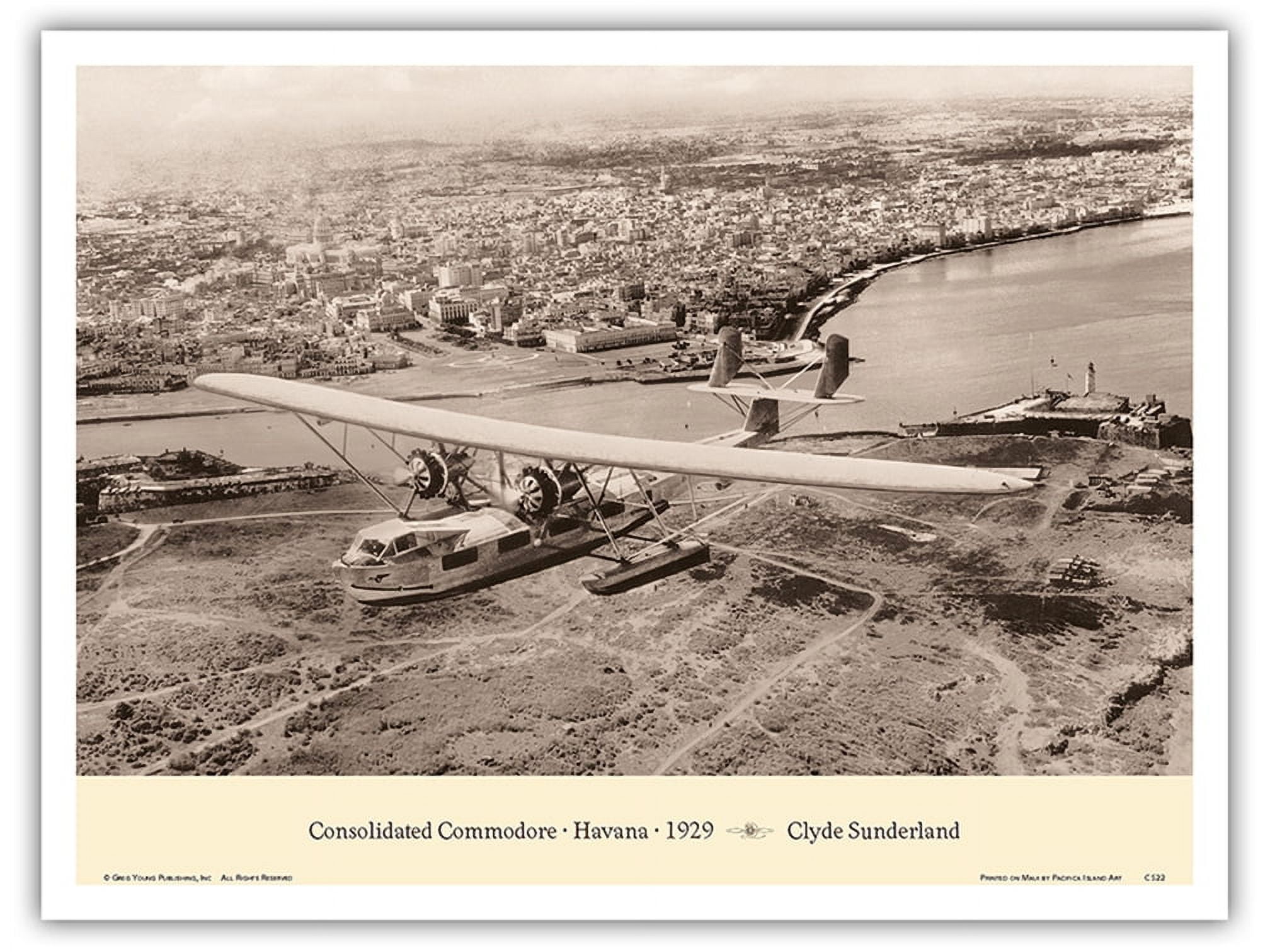 Consolidated Commodore Clipper - Havana Cuba 1929 - Pan American ...
