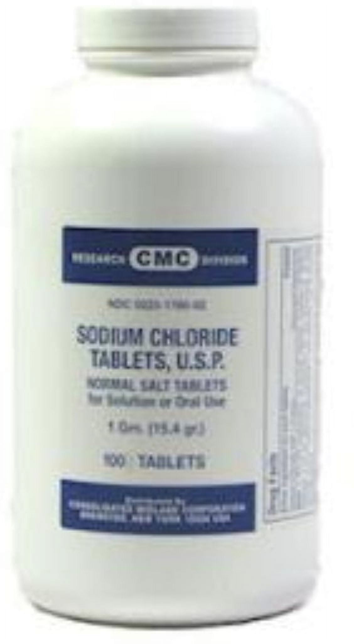 Consolidated Midland Sodium Chloride Tablets 1 Gm, 100 Tablets Per ...