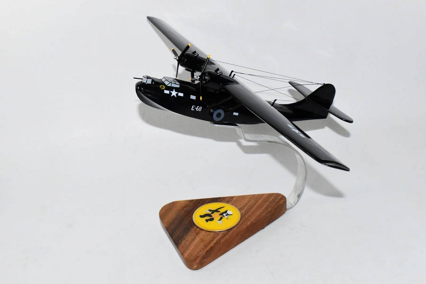 Consolidated PBY-5 Catalina, VPB-71 Black Cat, 18 in Mahogany Model ...