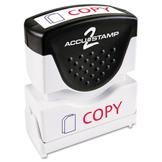 Consolidated Stamp Accustamp2 Shutter Stamp with Anti Bacteria, Red ...