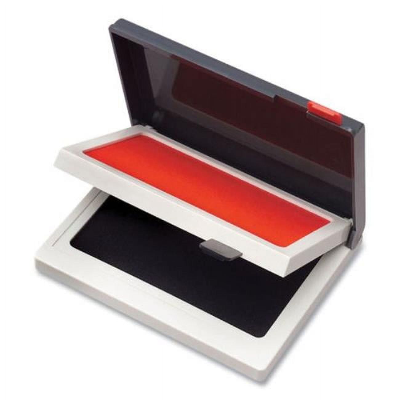 Consolidated Stamp CSC090468 Felt Pad Stamp, Black & Red - Walmart.com
