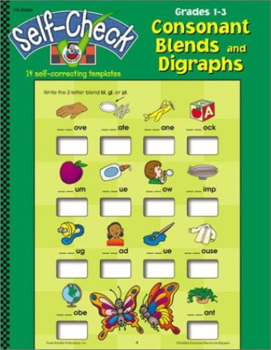 Pre-Owned Consonant Blends and Digraphs: Grades 1-3 (Self-Check ...