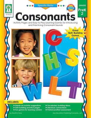 Pre-Owned Consonants, Grades Pk - 2: Activity Pages and Easy-To-Play ...