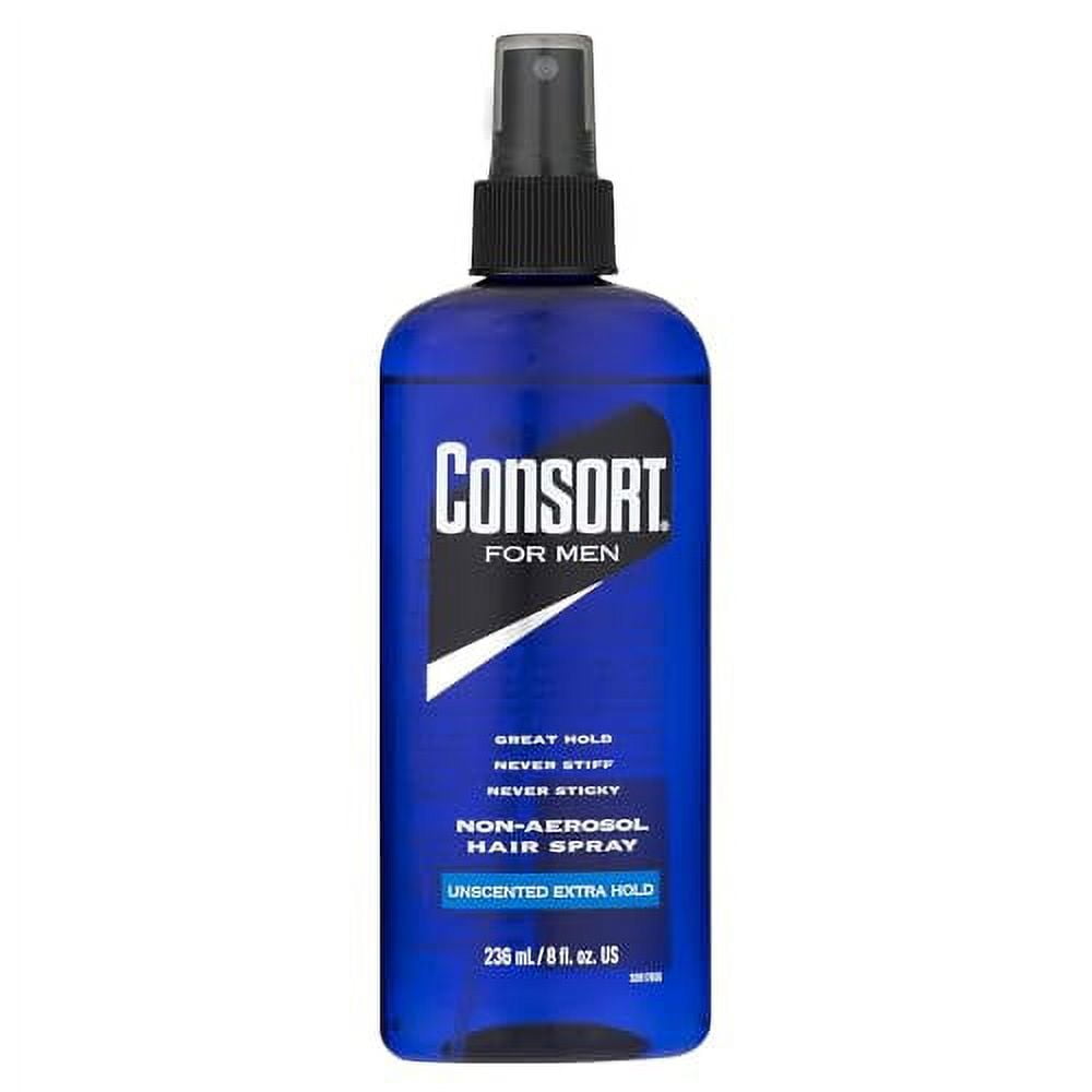 Consort Hair Spray for Men, Extra Hold, Unscented, Non-Aerosol - 8 oz ...