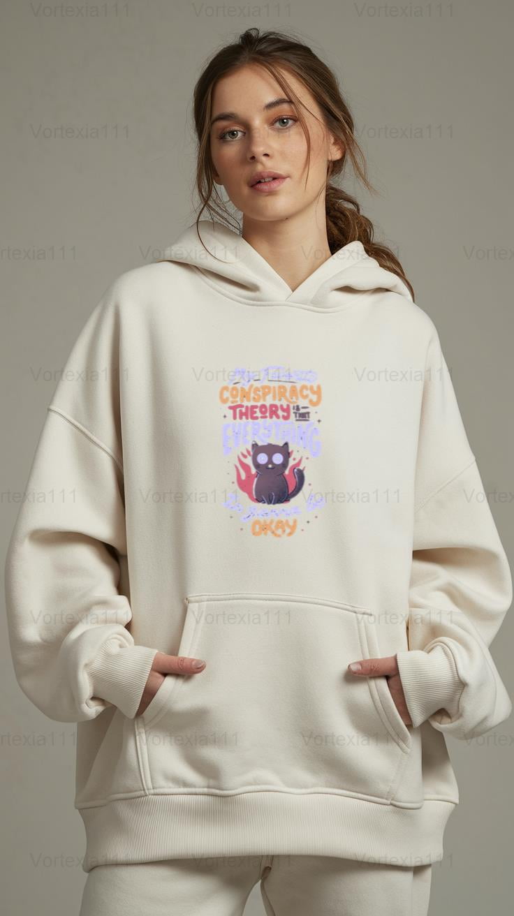 Conspiracy Theory Funny Alien UFO Tinfoil Hat Humor Hoodie - Walmart.com