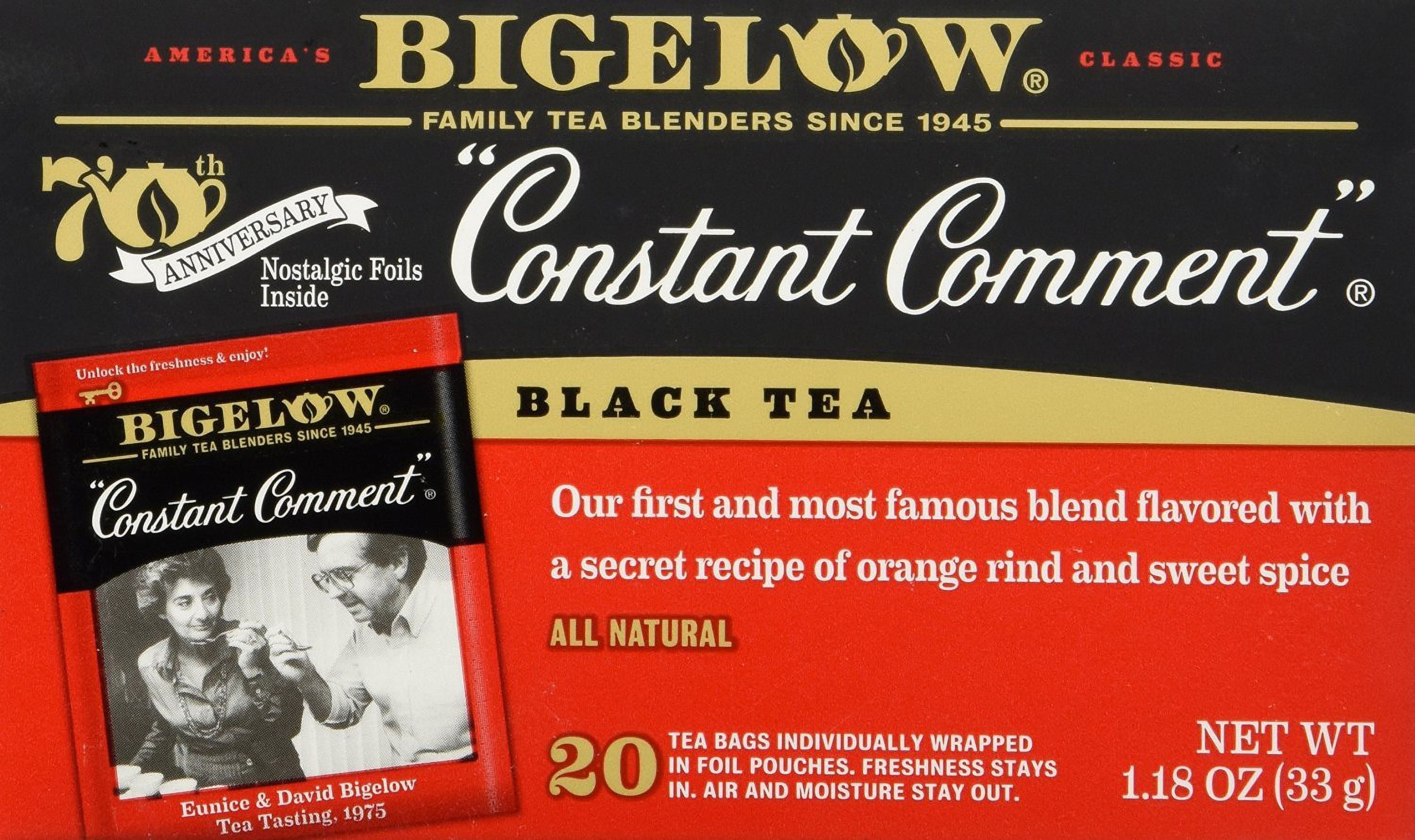 Constant Comment Tea Bag, 20 Count - Walmart.com