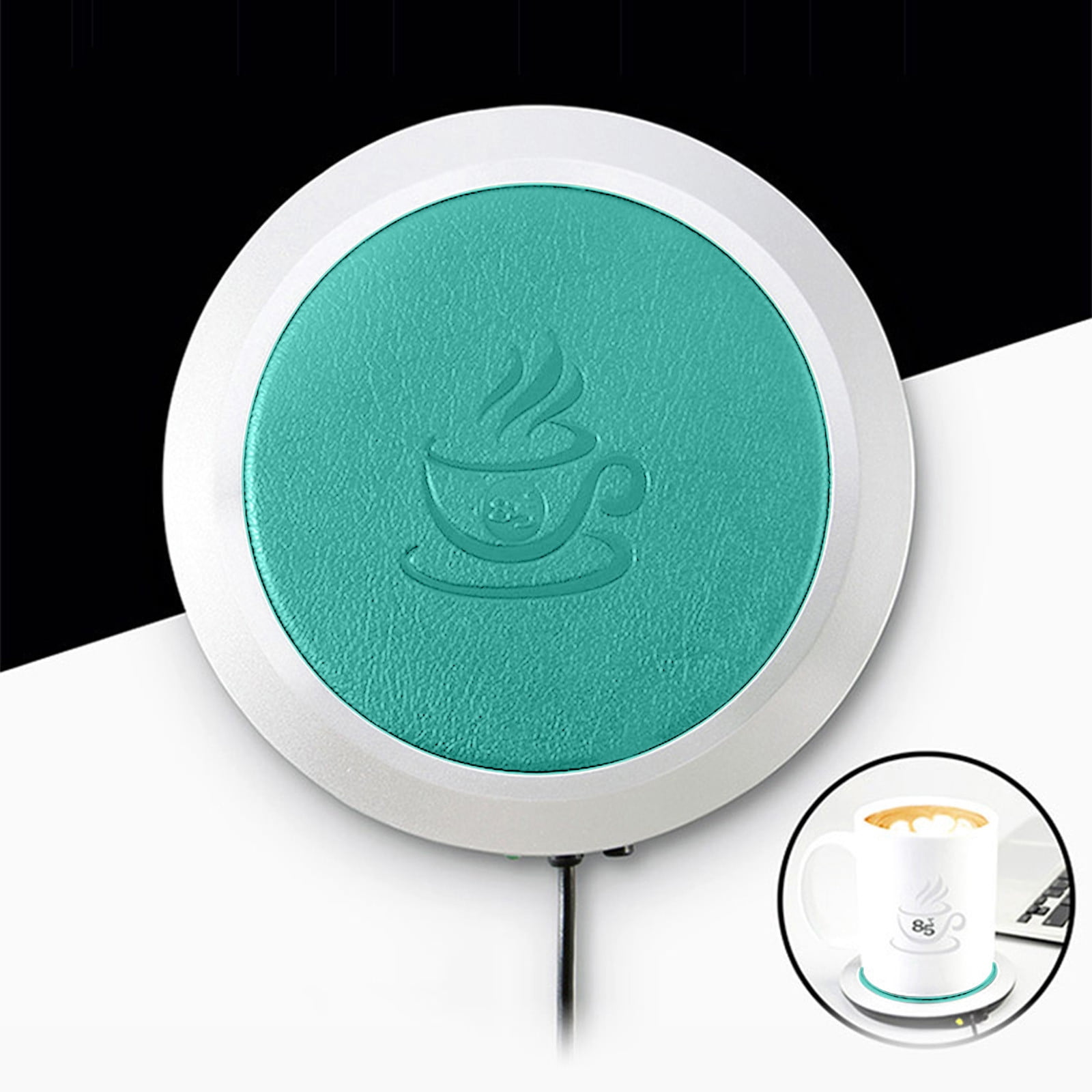 Constant Temp Cup Pad, High Temp Heater, Leather Warm Pad, Smart Coffee ...