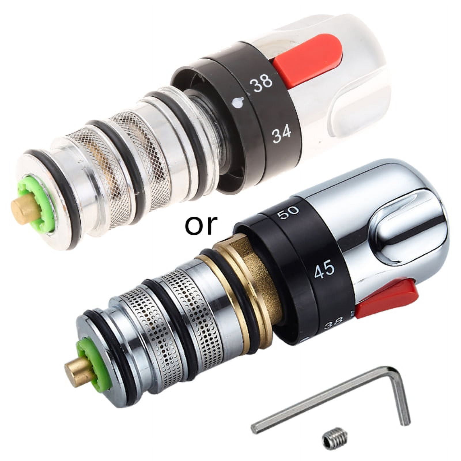 Constant Temperature Control Brass Thermostatic Bath Mixer Tap Shower ...
