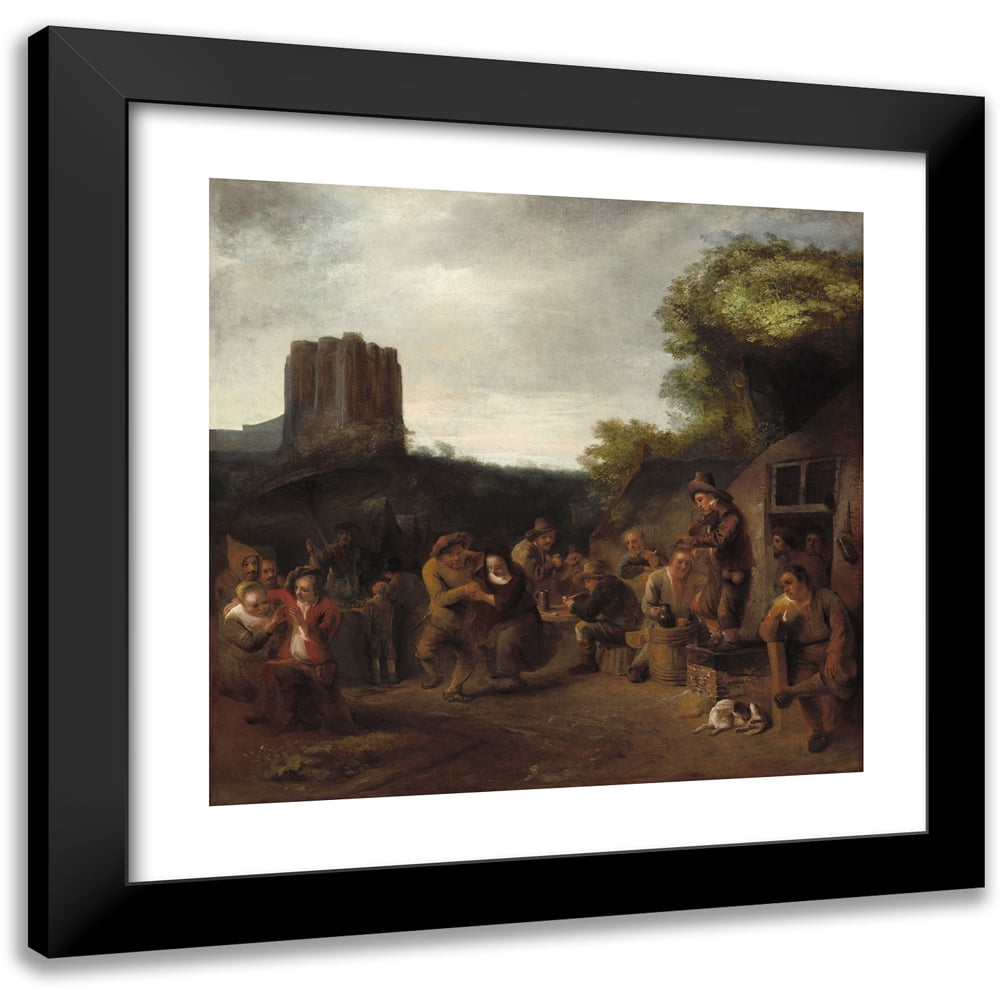 Constantijn van Renesse 16x15 Black Modern Framed Museum Art Print ...