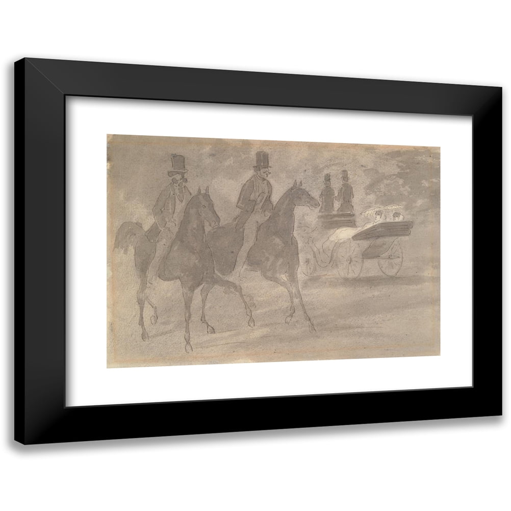 Constantin Guys 14x11 Black Modern Framed Museum Art Print Titled ...
